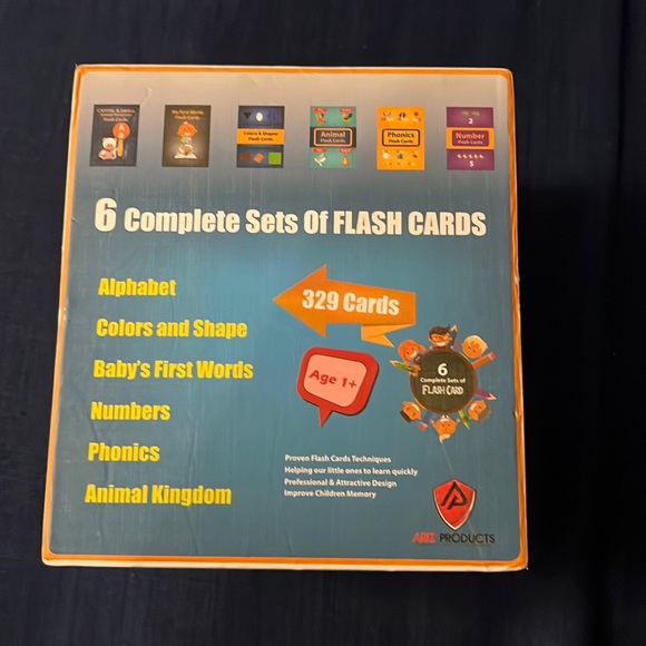 Other | 6 Complete Sets Of Flash Cards Colors Shapes Babys First Words Phonics Numbers | Poshmark
